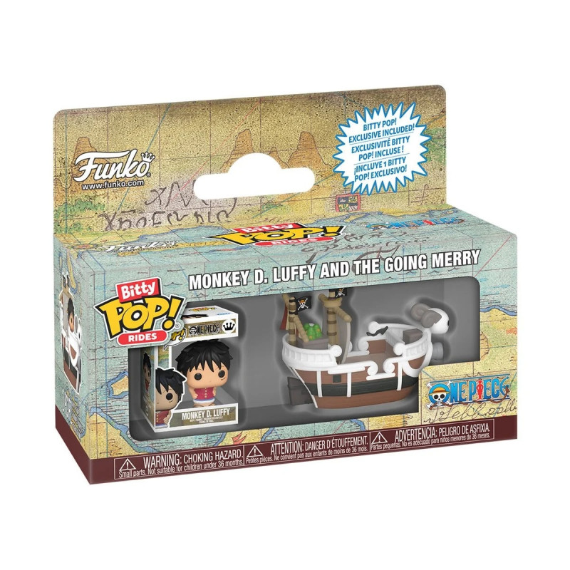 One Piece – Bitty POP! Rides Monkey D. Luffy & Going Merry – Funko